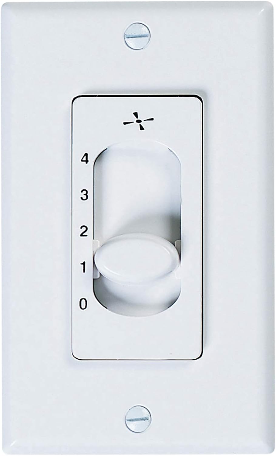 kathy ireland HOME SW46W, 4-Speed Ceiling Fan Slide Control White ...