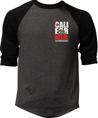 Amazon.com: Interstate Apparel Inc Men's California Republic Chest ...