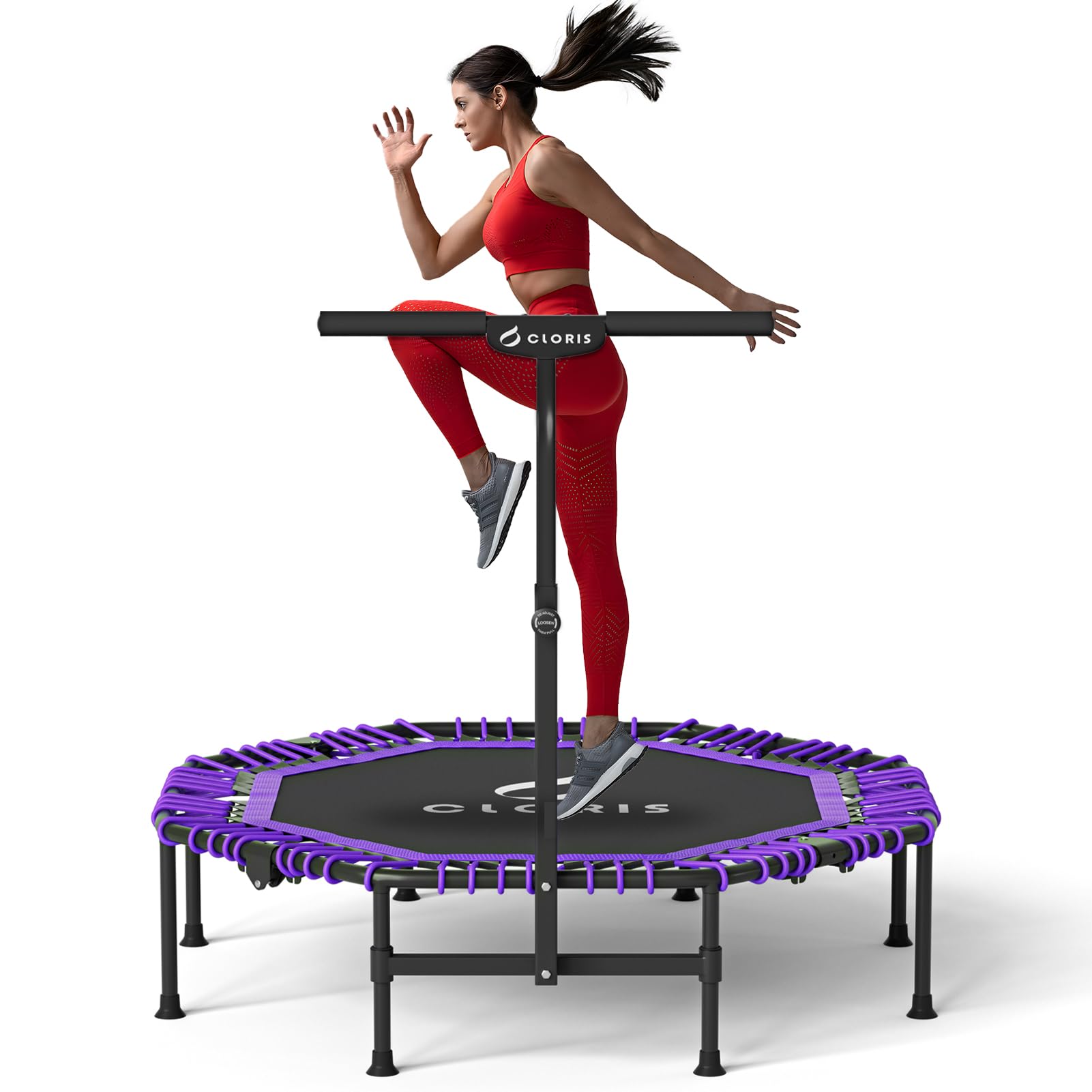 CLORIS 38in/40in/48in Folding Trampoline Mini Rebounder Fitness ...