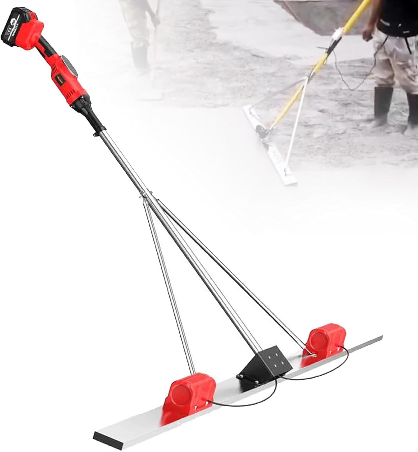 Amazon.com: Concrete Surface Leveling Tamper Ruler, Power Concrete ...