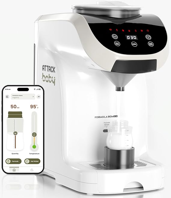 Amazon.com : Attack Baby Formula Maker Machine - Upgraded Accurate WiFi ...