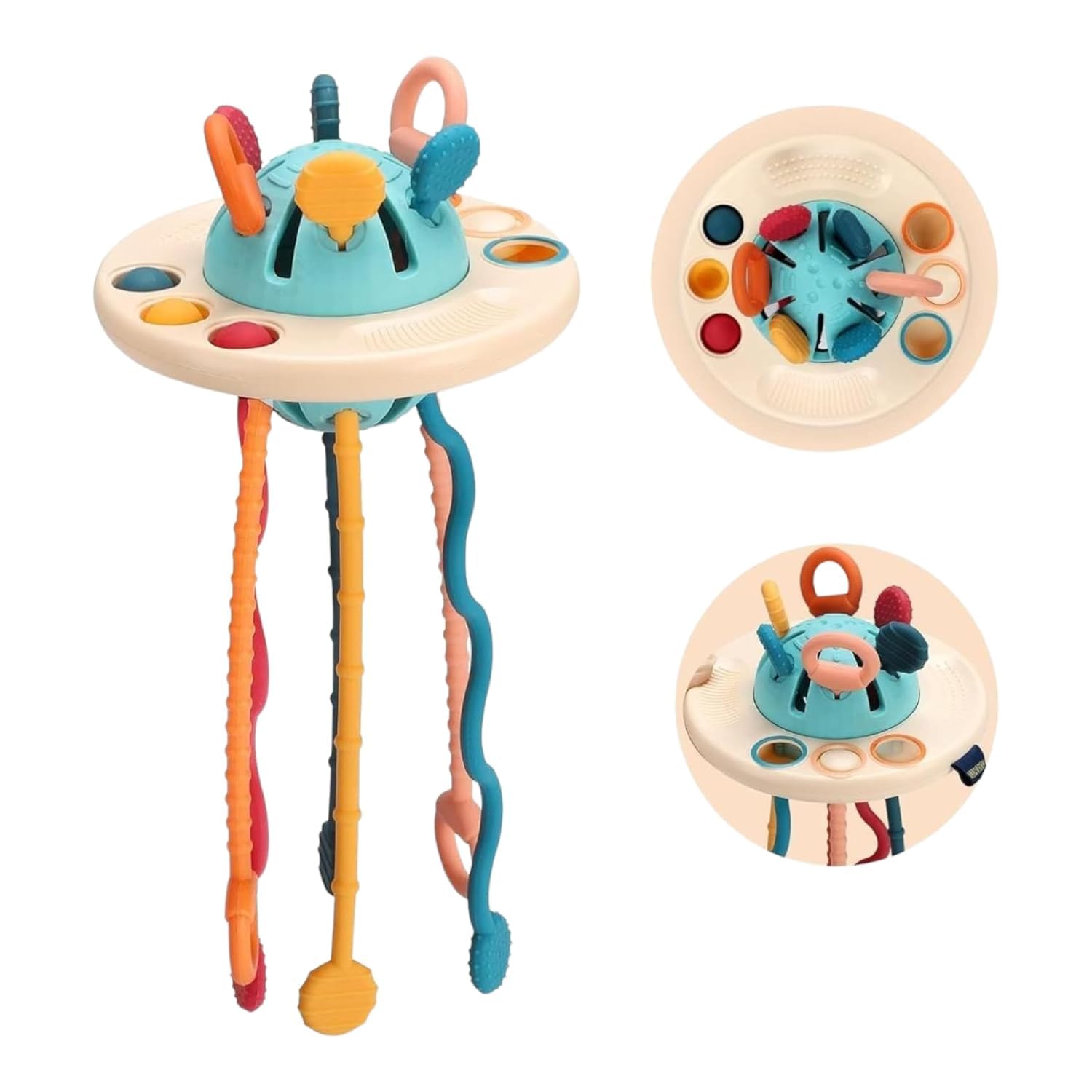 Buy INCARNATION Baby Sensory Pull String Toy, Baby Teether Toy ...