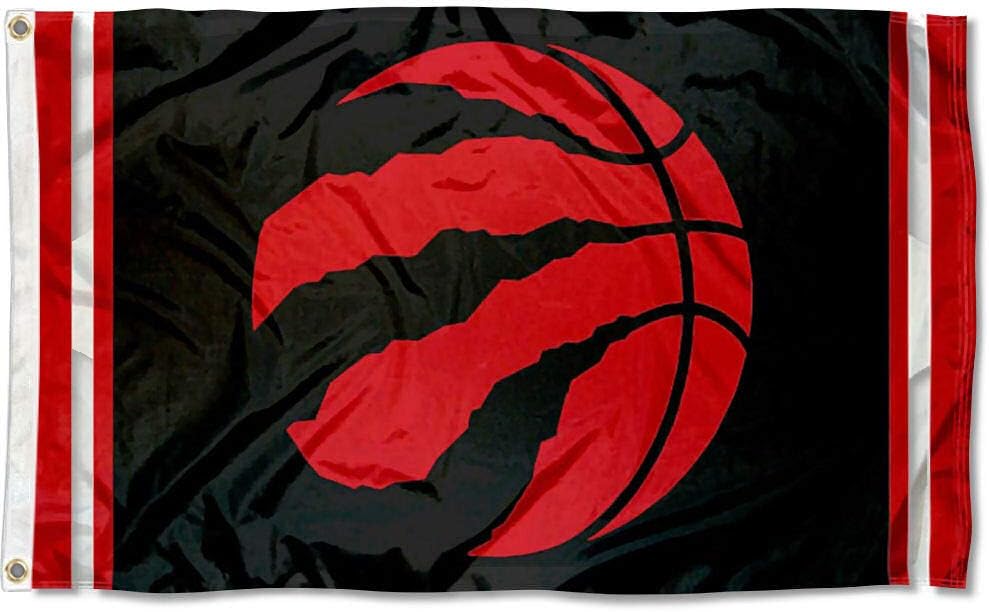 Amazon.com : Toronto Raptors Raptor Ball Flag and Banner : Sports ...