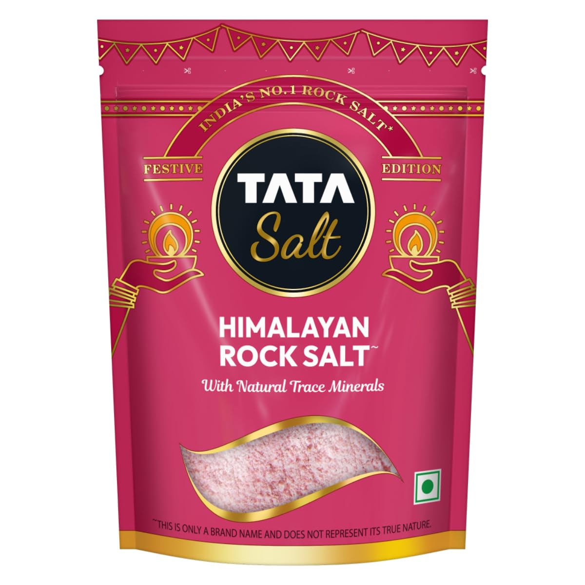 Tata Himalayan Rock Pink Salt, 1kg Pouch, Premium Sendha Namak, With ...