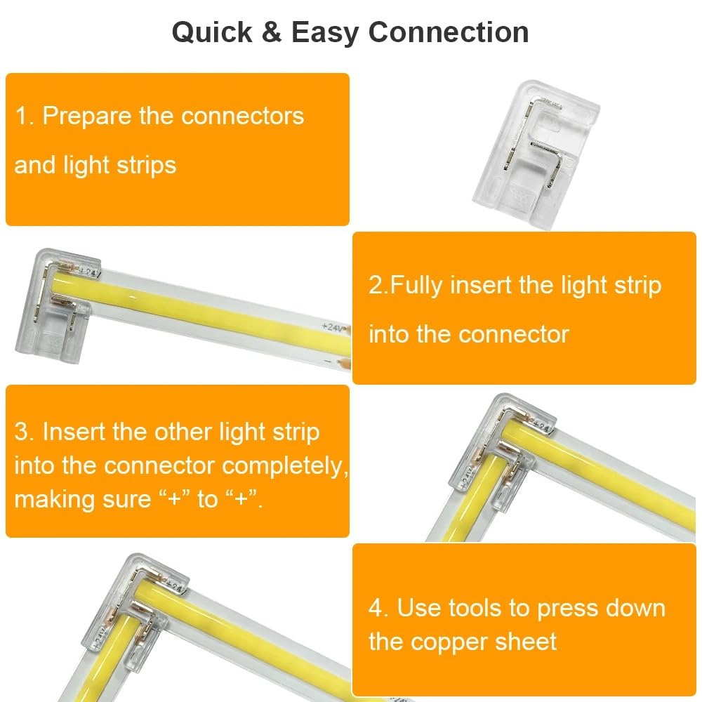 SHAOYAYAZHANG Transparent Solderless Seamless SMD COB LED Strip ...