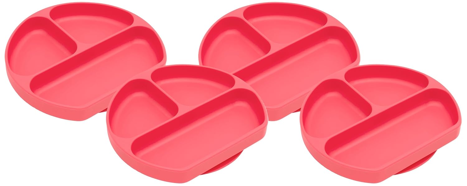 Amazon.com: Bumkins Silicone Grip Dish, Suction Plate, Divided Plate ...