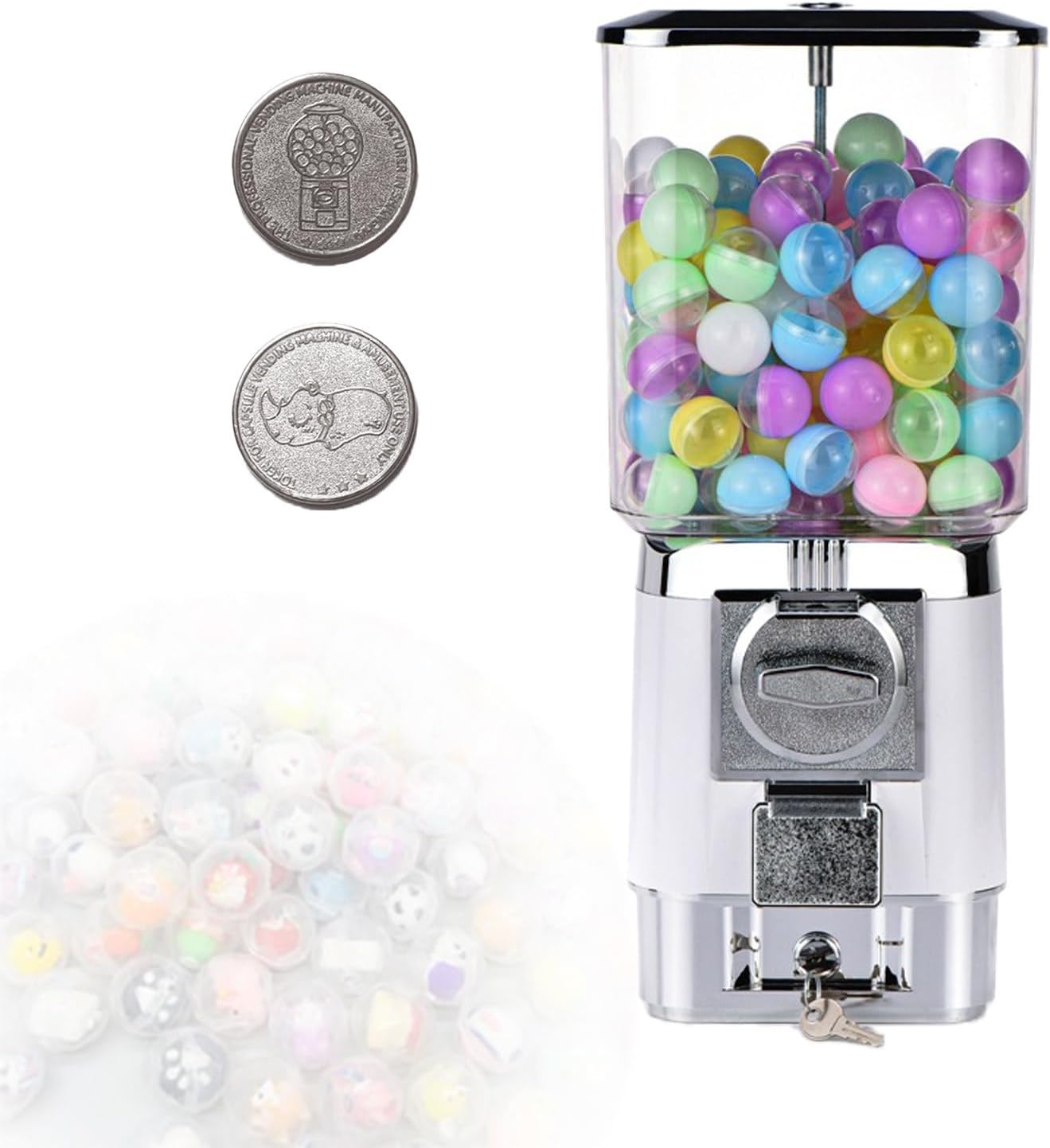 Amazon.com: DzkZen Toy Vending Machine Dispenser, Capsule Vending ...