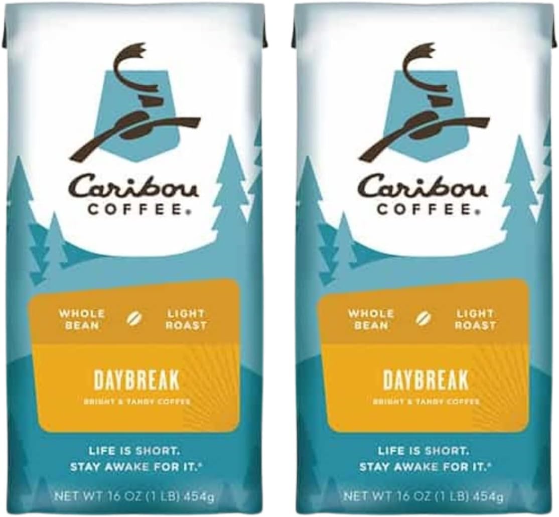 Amazon.com: Caribou Coffee Whole Bean Daybreak Morning Blend : Grocery ...