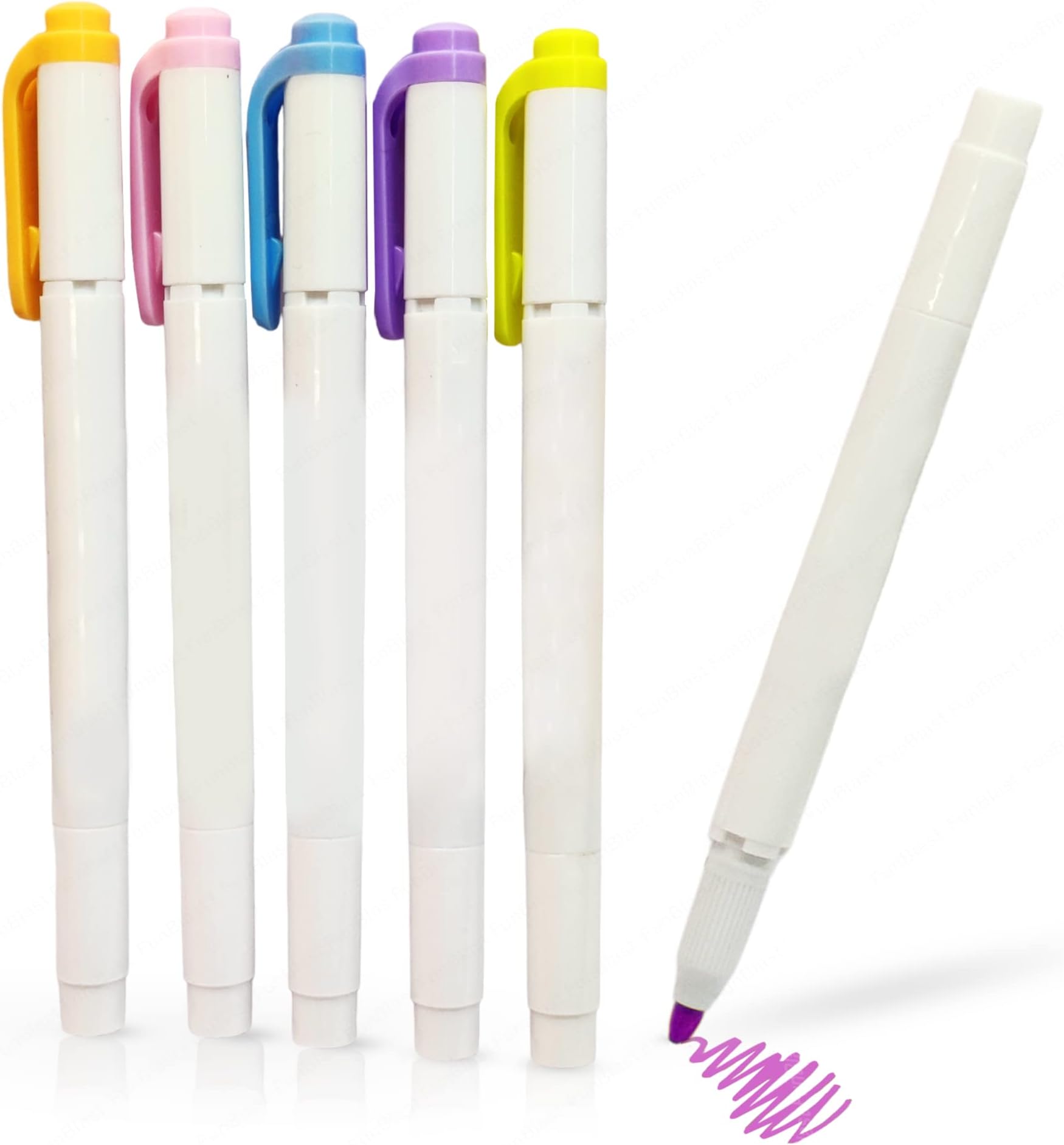 FunBlast Twin Tip Highlighters-5 Pcs Aesthetic Highlighters Pastel ...