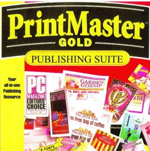 Amazon.com: PrintMaster Gold Publishing Suite [ CD-ROM for Windows 95 / 98 ]: TLC, Inc.: Video Games
