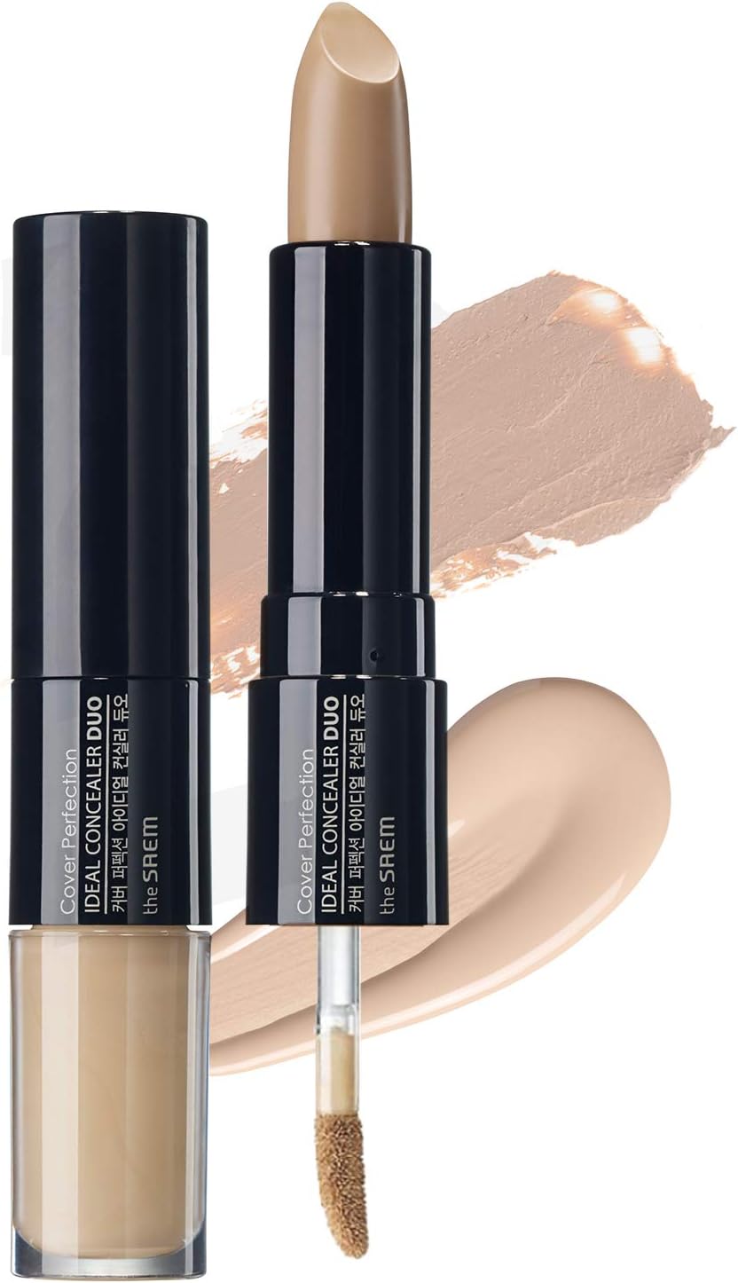 Amazon.com : THE SAEM Cover Perfection Triple Pot Concealer - 3 Color ...