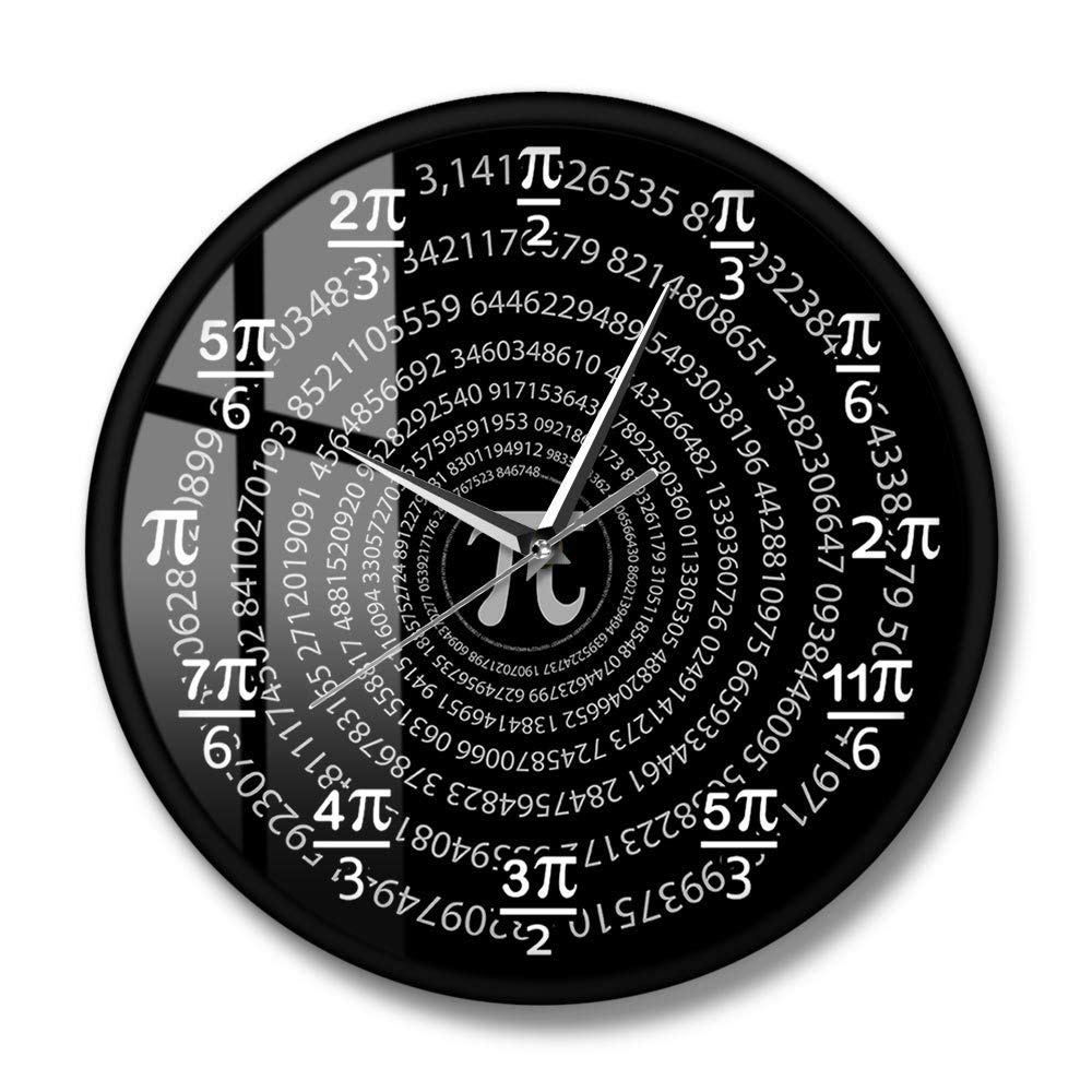 Buy Wall Clock Pi 3.14 Mathematics Wall Clock School Classroom Wall ...