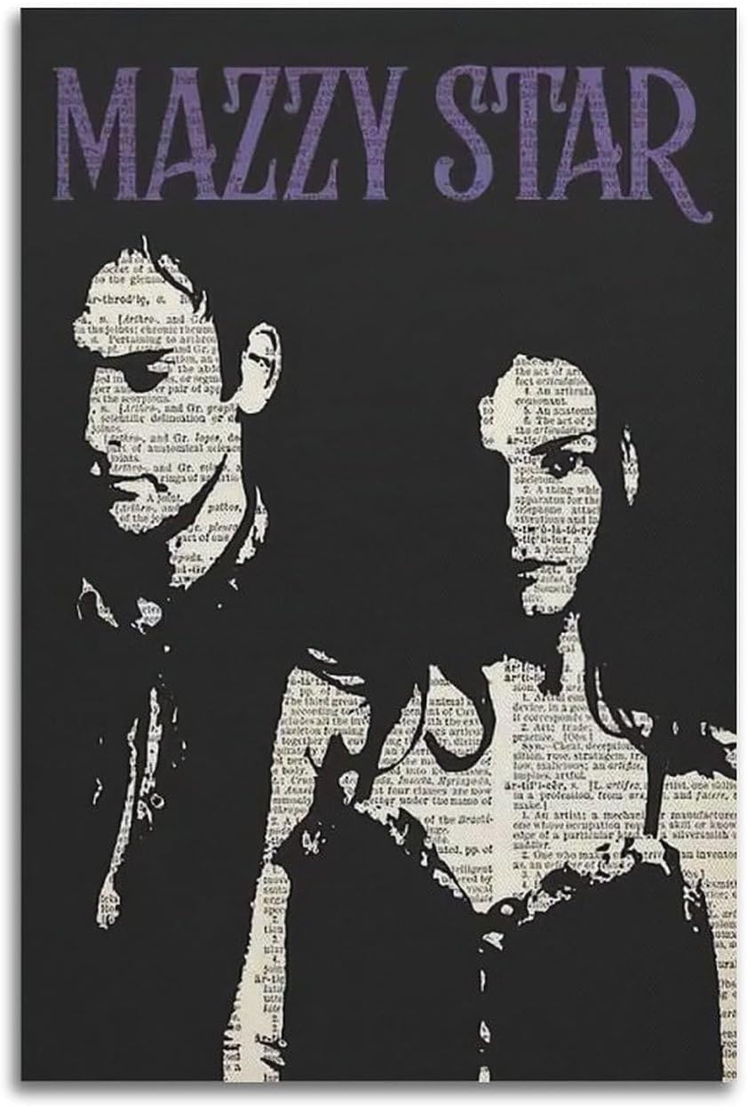 Amazon.com: YNTNDYGV Mazzy Star Poster Vintage Music Band Poster Art ...