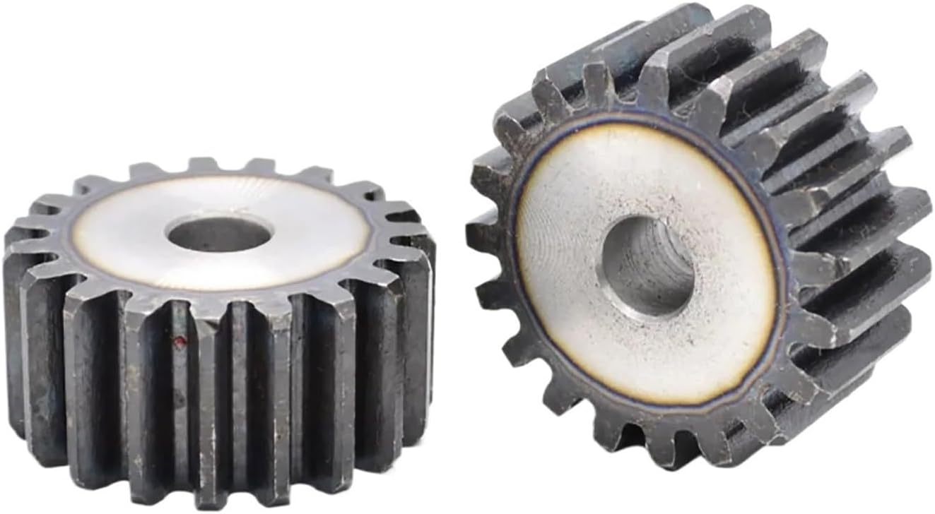 Amazon.com: Low carbon steel straight bevel gear 1.5Mod Cylindrical ...