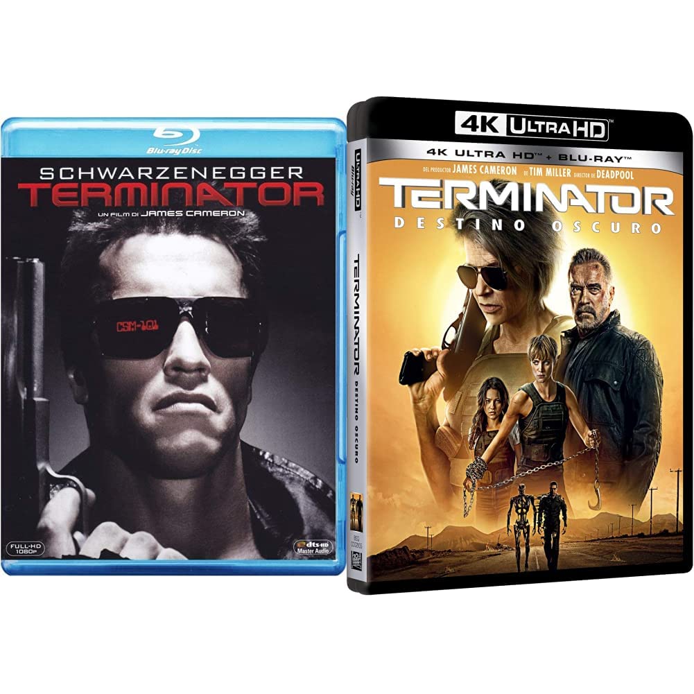 Terminator [Blu-ray] + Terminator Destino Oscuro (Ultra-HD 4K + Blu-Ray ...