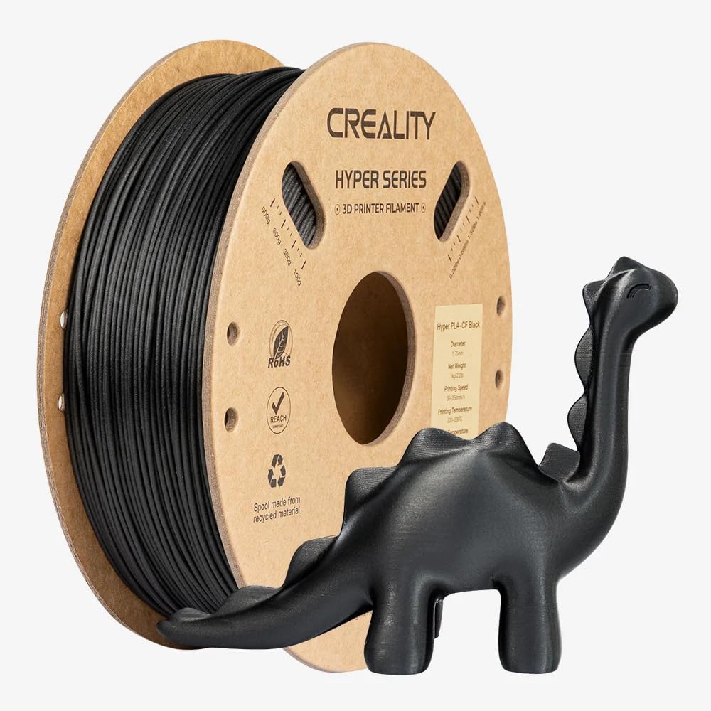 Amazon.co.jp: CREALITY Hyper PLA-CF フィラメント FDM 3D印刷用フィラメント 1KG/2.2Ib 1 ...