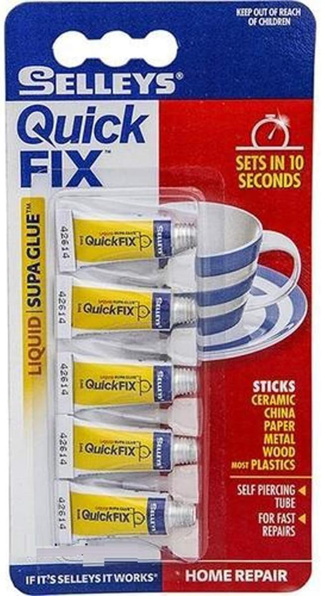Quick Fix Instant Adhesives 3ml Pack of 5 : Amazon.in: Industrial ...