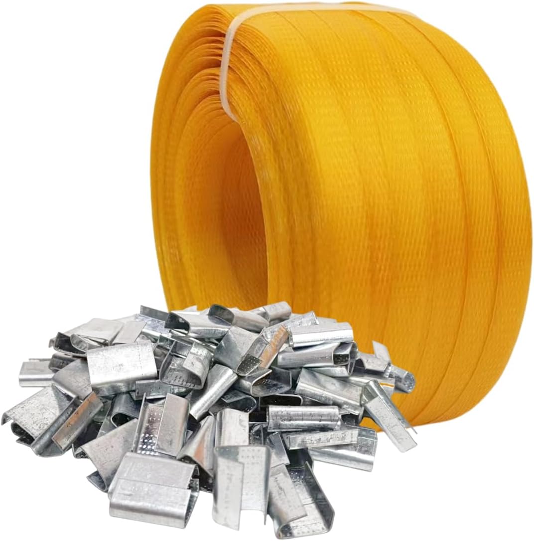 Poly Strap, Polypropylene Strapping, 1/2" Wide x 4000" Length Poly ...