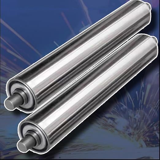 Conveyor Rollers, 2 Pcs Gravity Transmission Replacement Roller ...