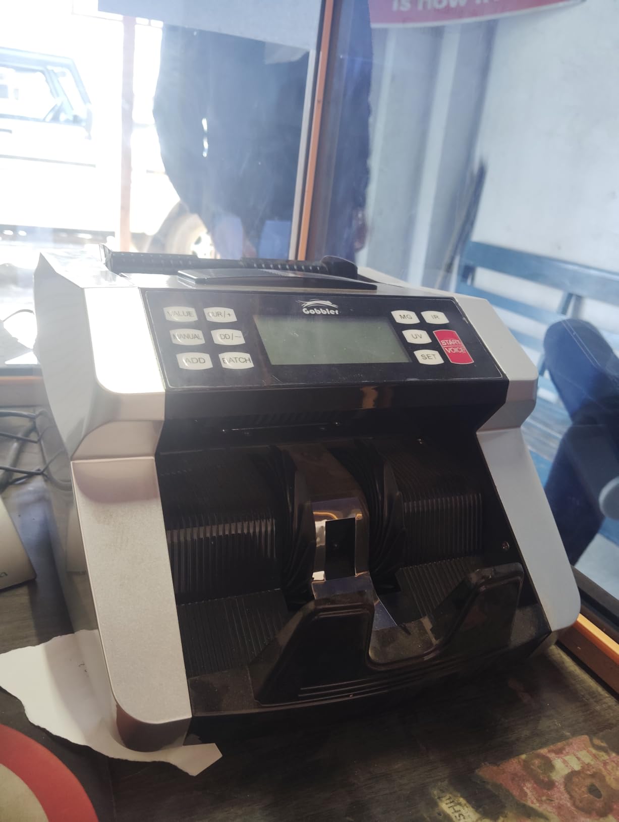 GOBBLER 7388-MV Business Grade Note Counting Machine with Fake Note ...