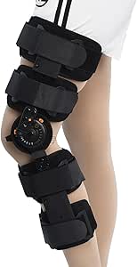 Amazon.com: LOKORI Hinged ROM Knee Brace Immobilizr for Pain Relief ...