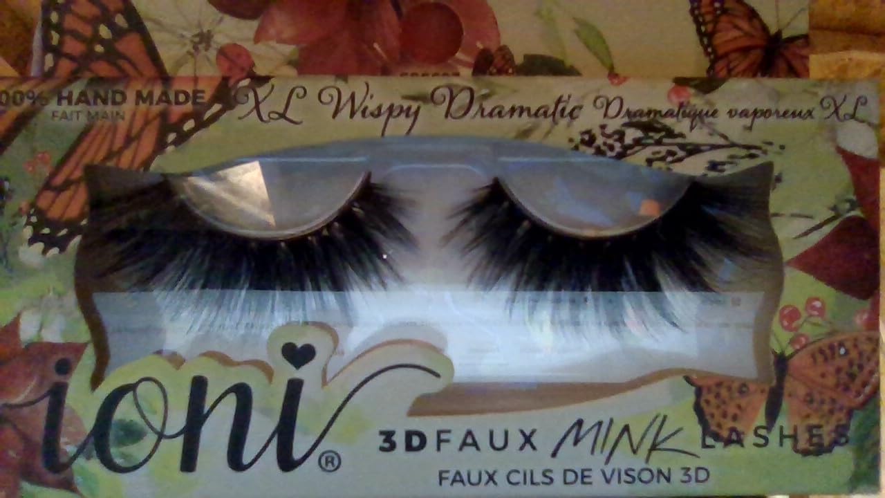 Amazon.com: IONI 3D Faux Mink Lashes XL Wispy Full Dramatic 686604 ...