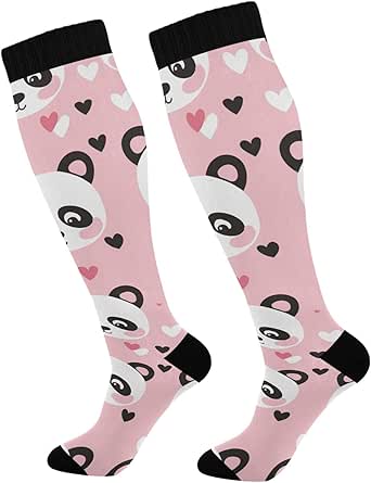 Amazon.com: KOPIRIT Pandas Cute Compression Socks for Women Men ...