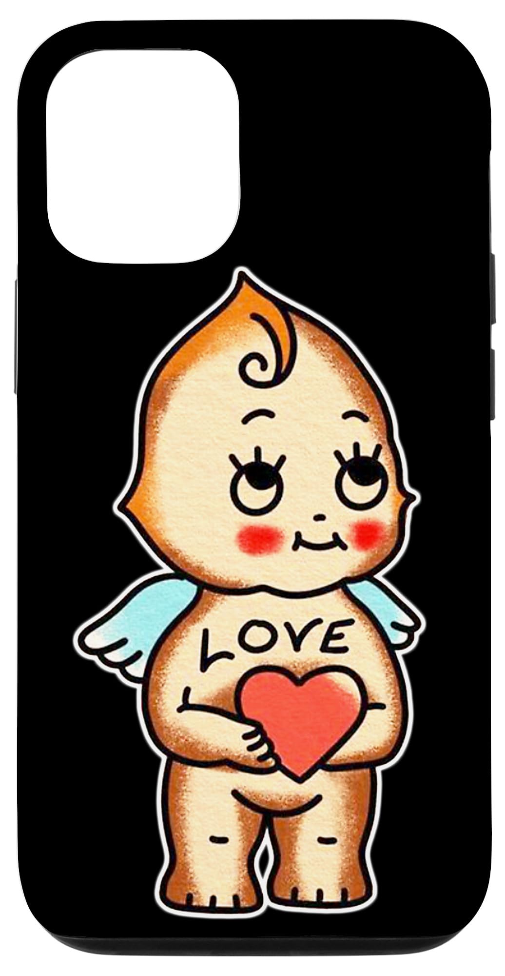 iPhone 15 Pro Kewpie Baby Angel Cherub Cupid Love Traditional Tattoo ...