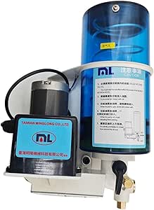 Amazon.com: RUNAAJA 220V/24V 25W Electric Grease Pump 2L/0.8L Semi-Automatic Oil Lubricant Pump ...