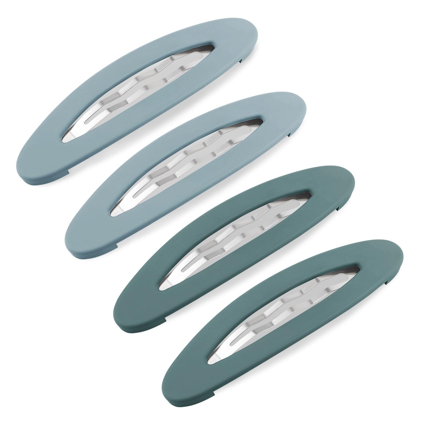 Amazon.com : 4PCS Large Snap Hair Clips for Women, Snap Hair Barrettes ...