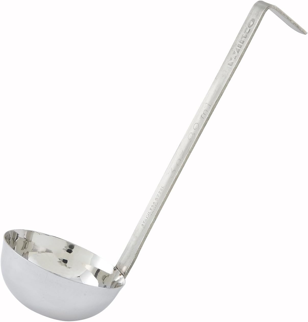 Amazon.com: Winco 2-Piece Stainless Steel Ladle with Short Handle, 4 ...