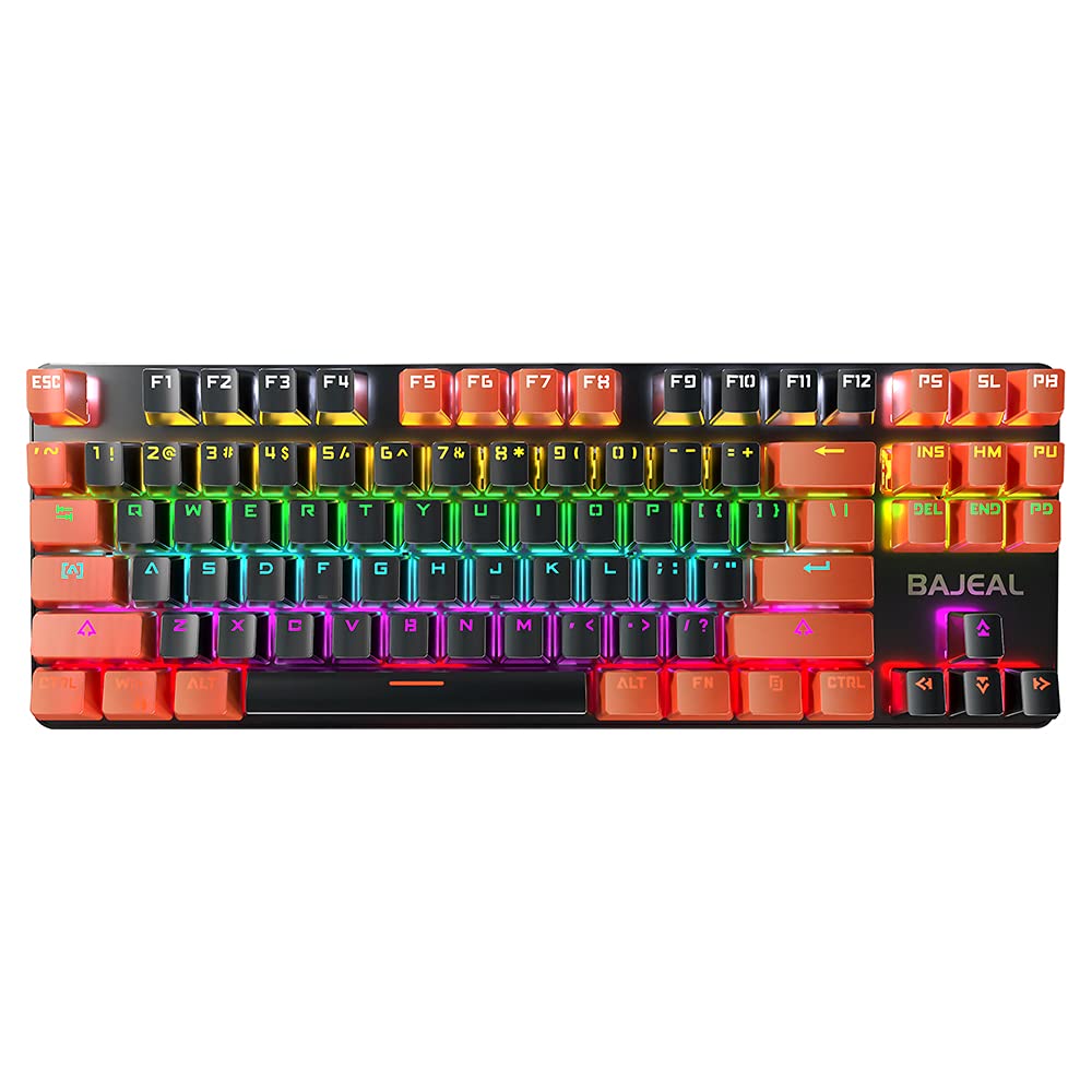 Buy 87 Keys Mechanical Keyboard Wired Gaming Mechanical Keyboard with ...