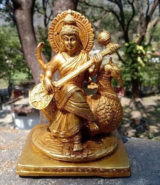 Buy Vittu Kalai Saraswati Statue | 19 CM | Goddess of Music Art ...