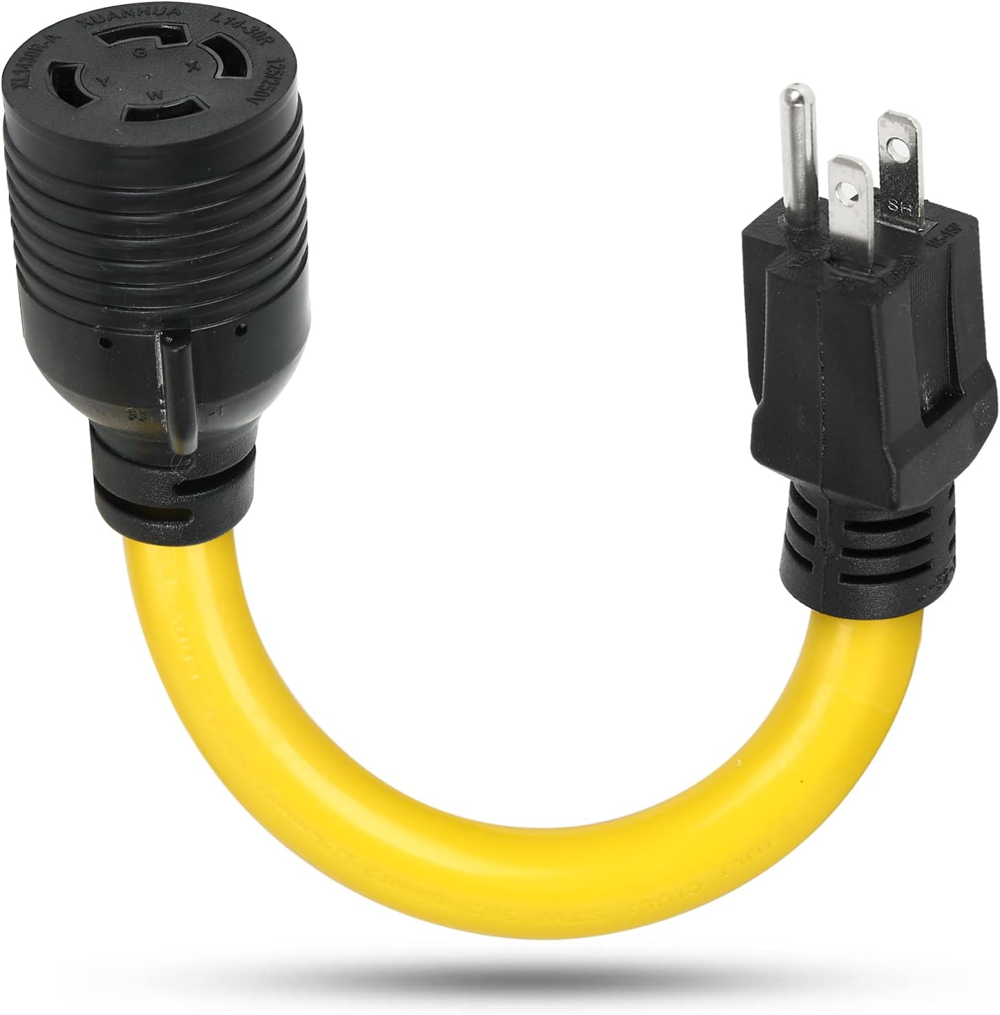 Amazon.com: Fepinc 5-15 Male Plug to Locking L14-30 Female Receptacle ...