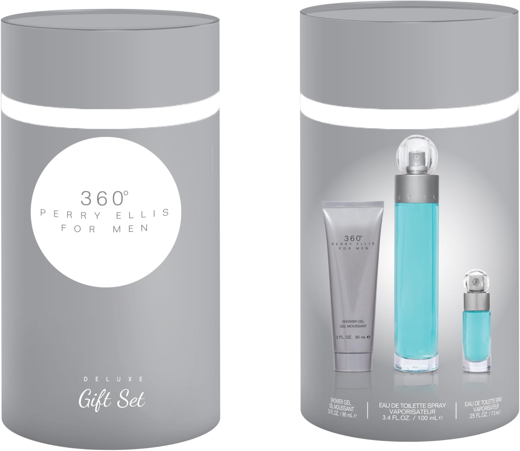 Amazon.com : Perry Ellis 360 for Men, 3.4 Fl Oz , Gray : Beauty ...