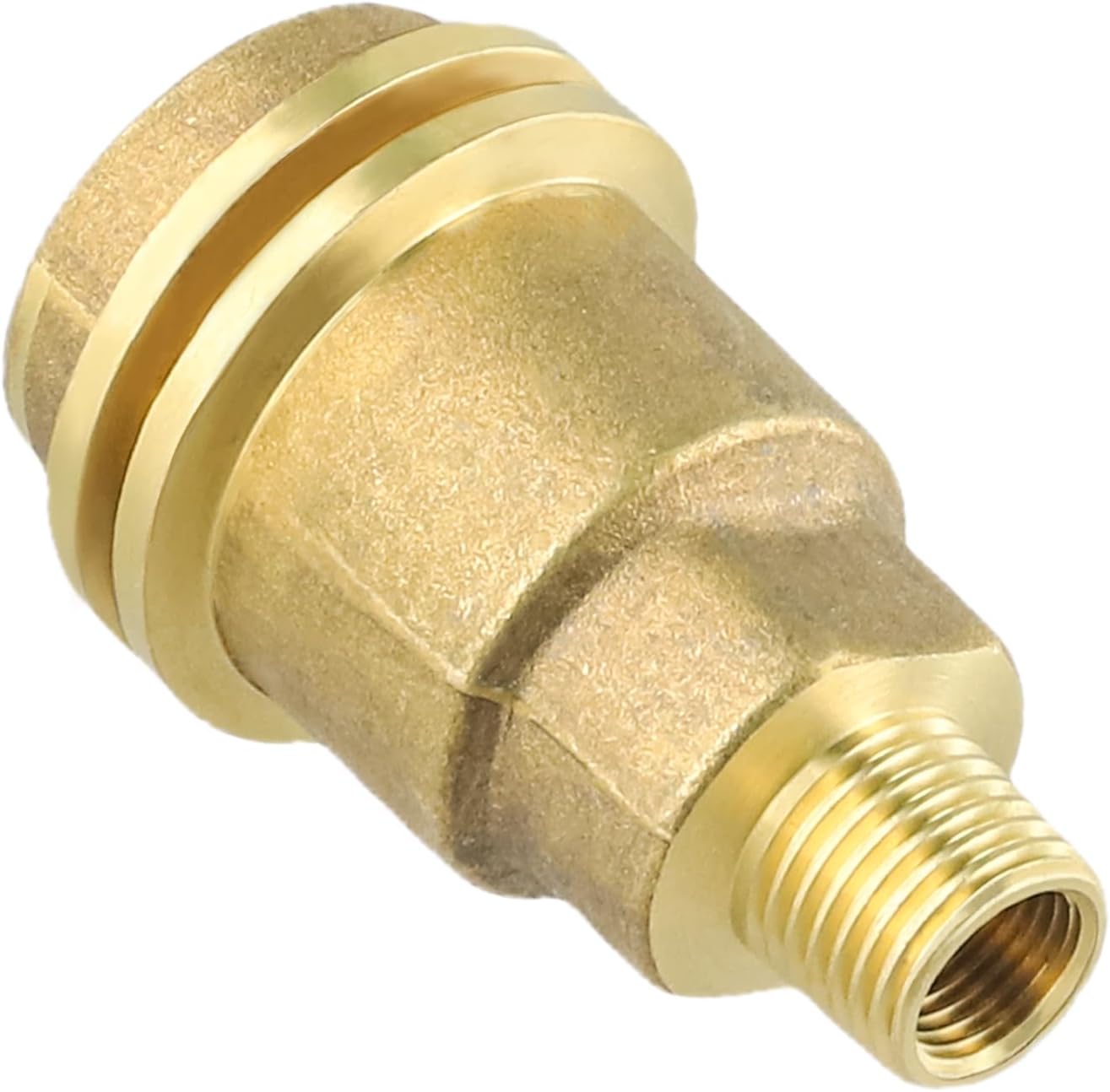 Amazon.com : 1/4" Male Pipe Thread Propane Gas Connector Adapter Solid ...