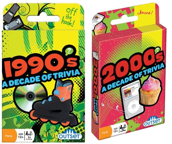 Amazon.com: Outset Media A Decade of Trivia Game - 1990's and 2000's ...