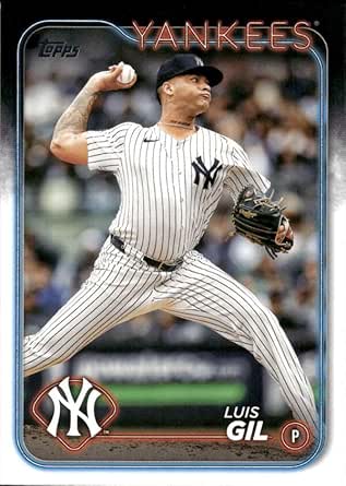 Amazon.com: 2024 TOPPS UPDATE #US313 LUIS GIL YANKEES BASEBALL OFFICIAL ...