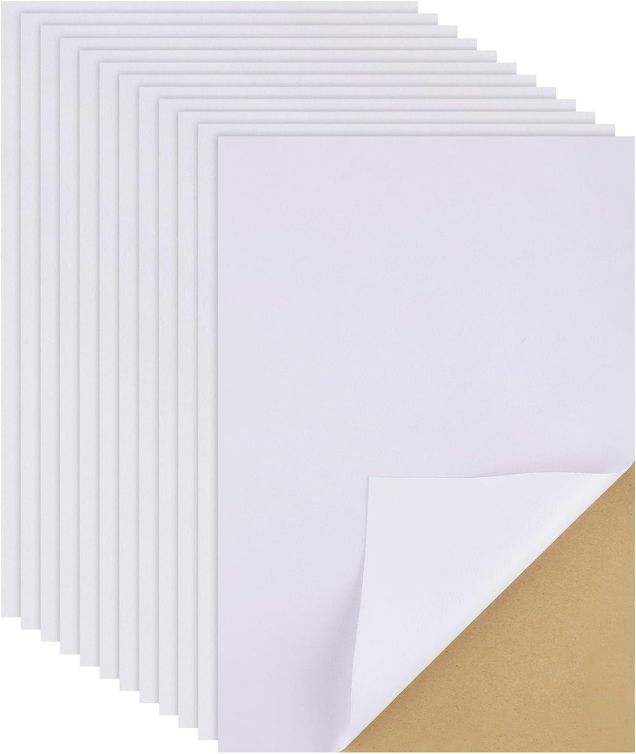 Amazon.com: 12 Sheets Adhesive Felt Sheet, 12 x 8 Inch Felt Fabric Soft ...