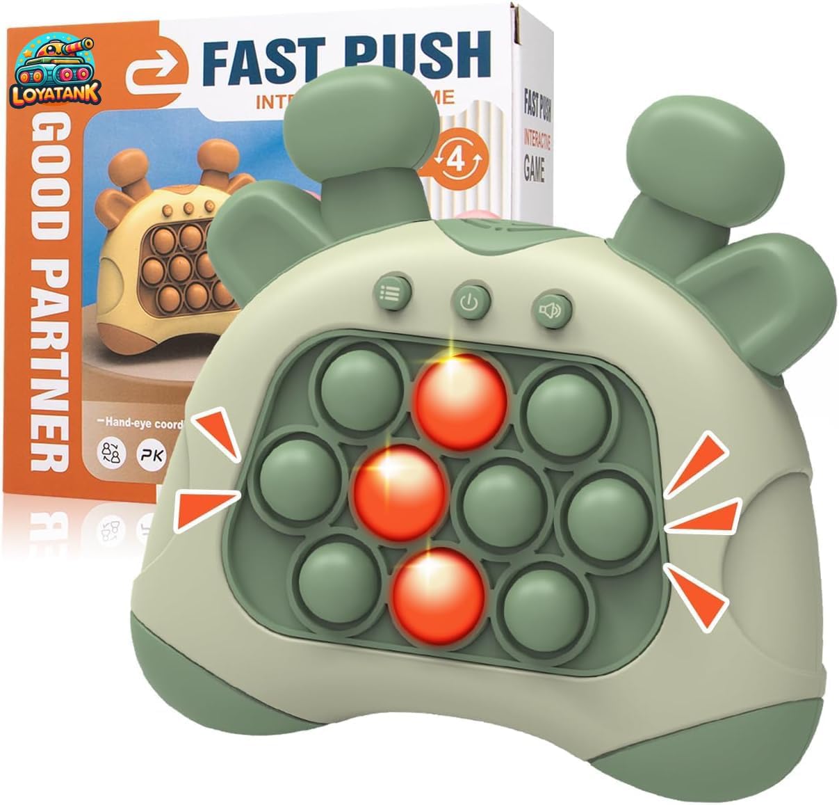 Amazon.com: Light Up Pop Fidget Game - Sensory Toy for Kids & Adults ...