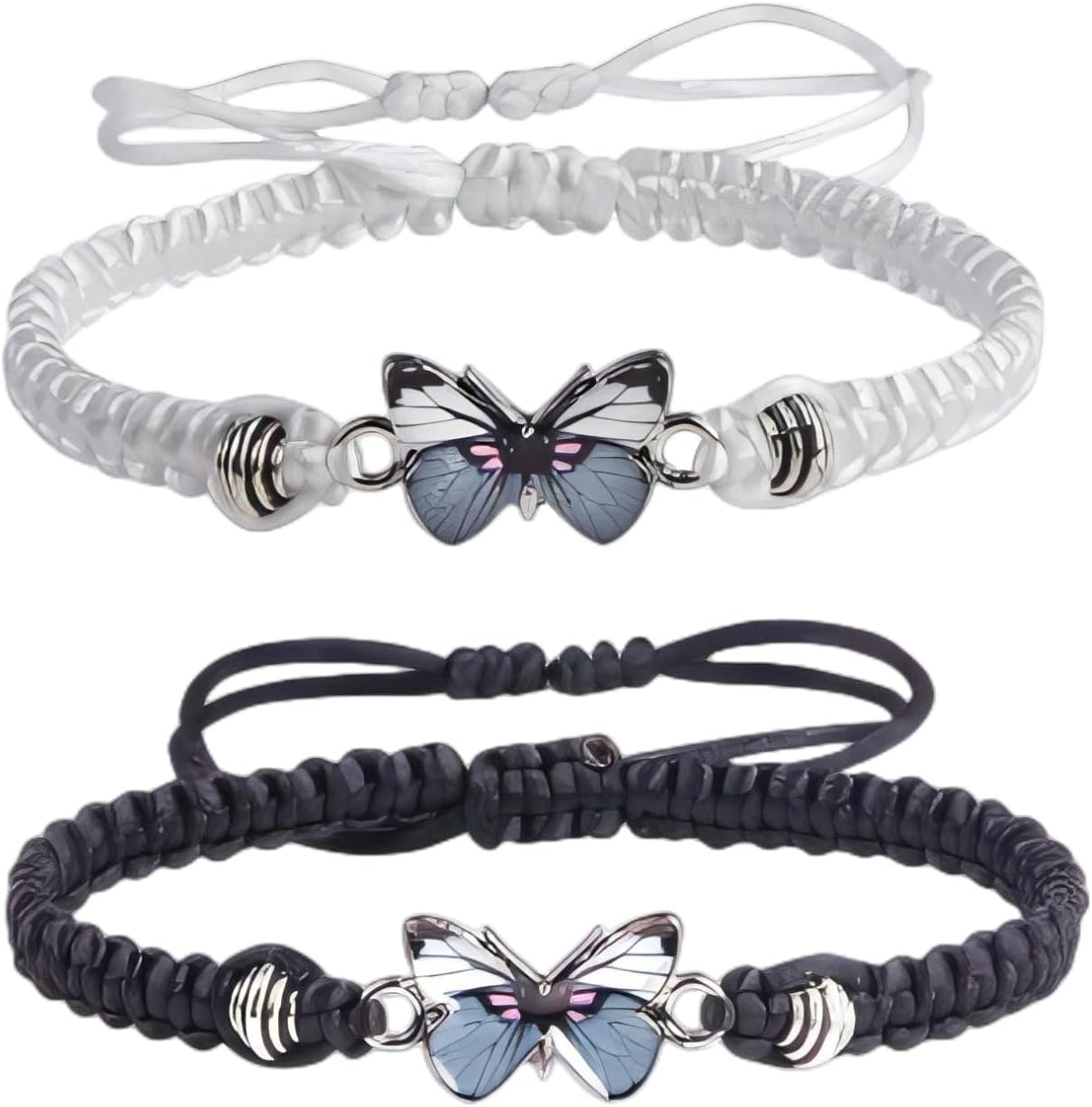Amazon.com: jagosen Friendship Best Friend Bracelets for 2 Butterfly ...