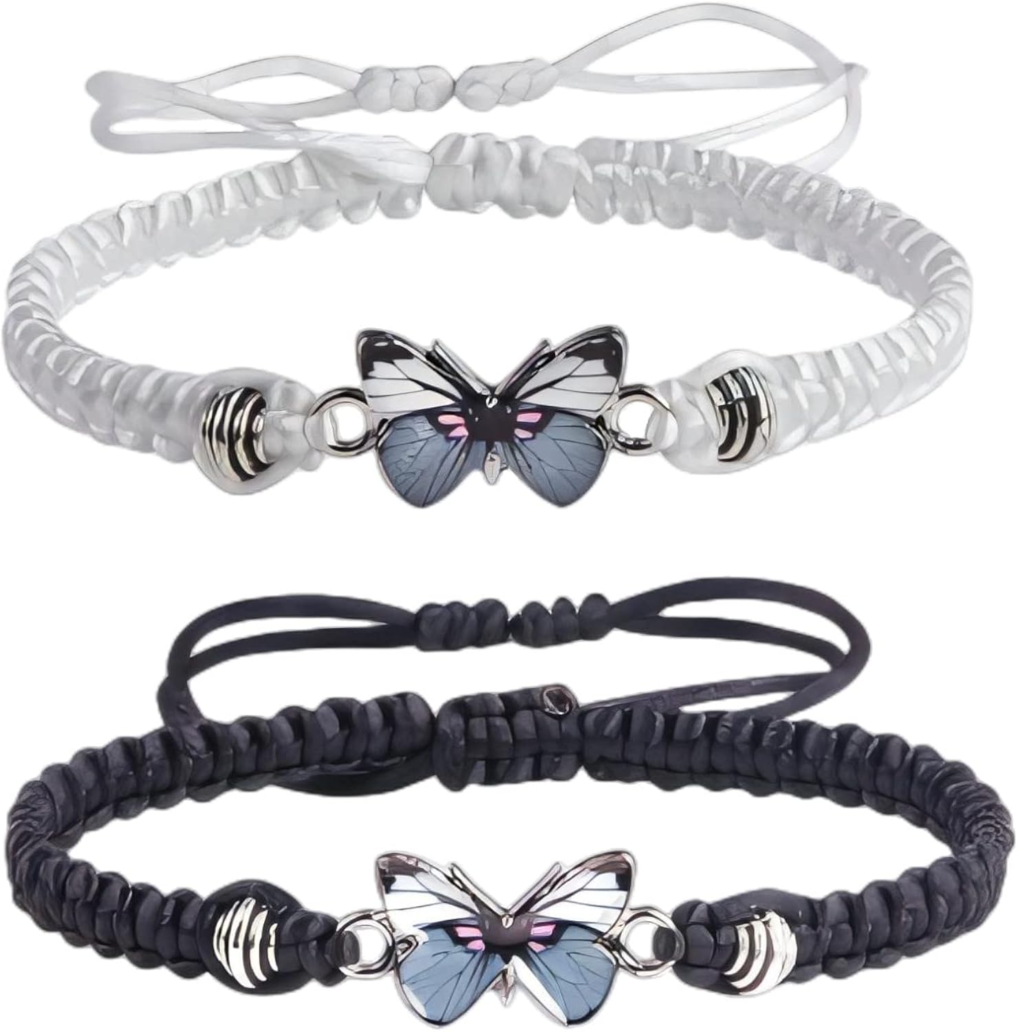 Amazon.com: jagosen Friendship Bracelets Butterfly Best Friend Matching ...
