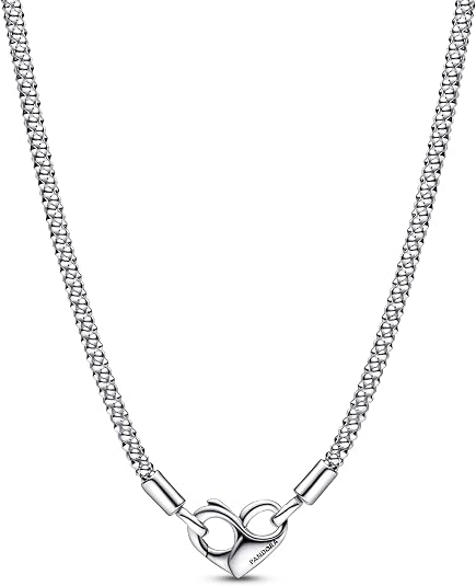 Amazon.com: PANDORA Moments Studded Chain Necklace - Compatible Moments ...