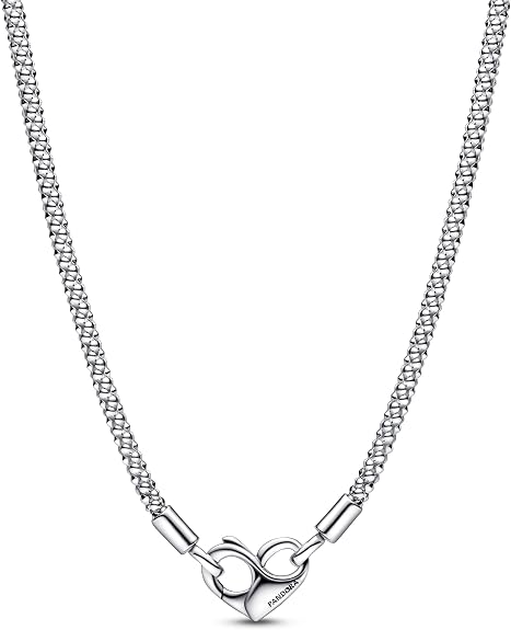 Amazon.com: PANDORA Moments Studded Chain Necklace - Compatible Moments ...
