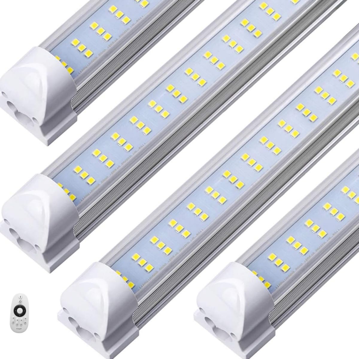 Vossiy 4FT LED Shop Light Fixture Remote Control Dimmable and ...