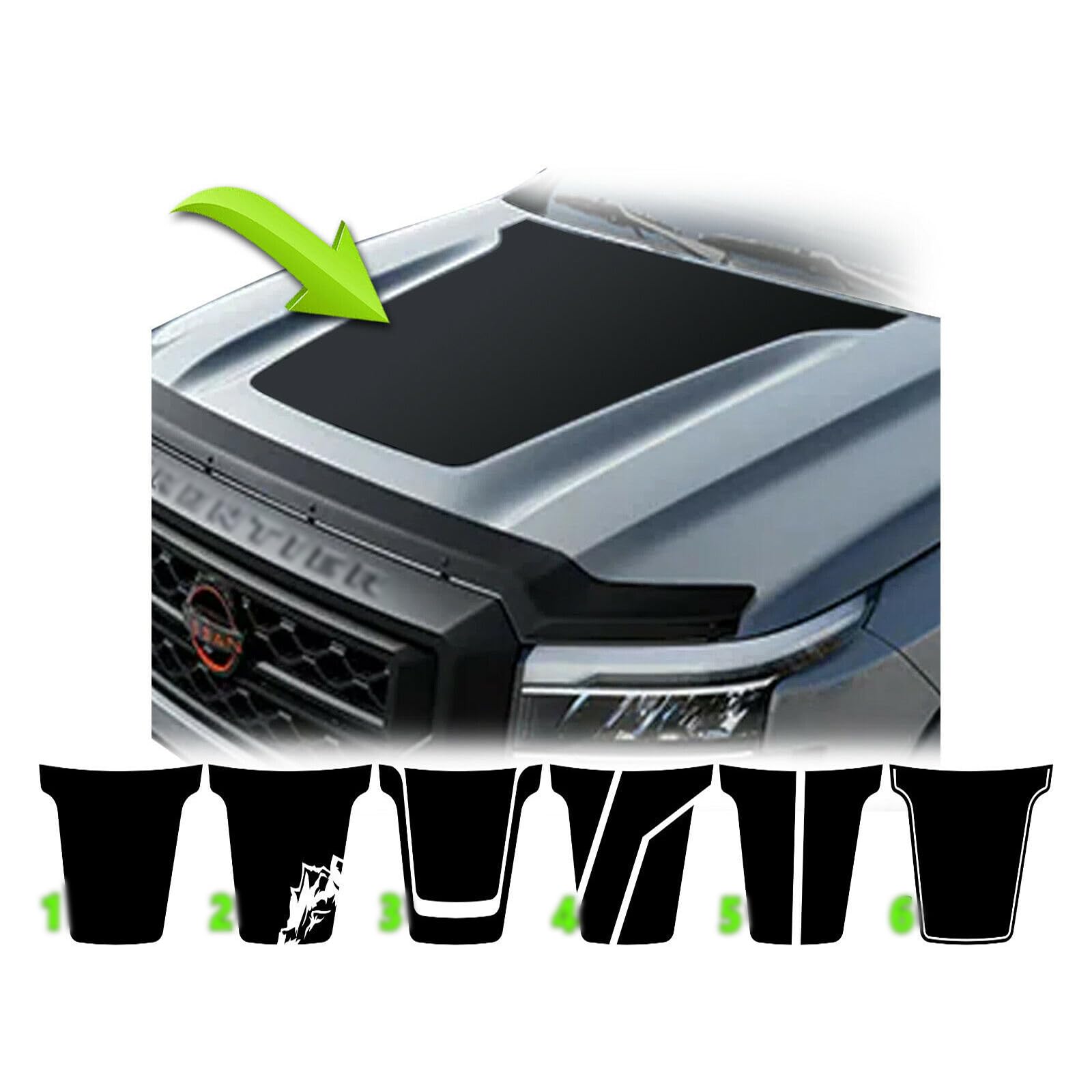 Amazon.com - BENINI DESIGN STUDIO 2022 2023 2024 Blackout Pro4x Hood ...