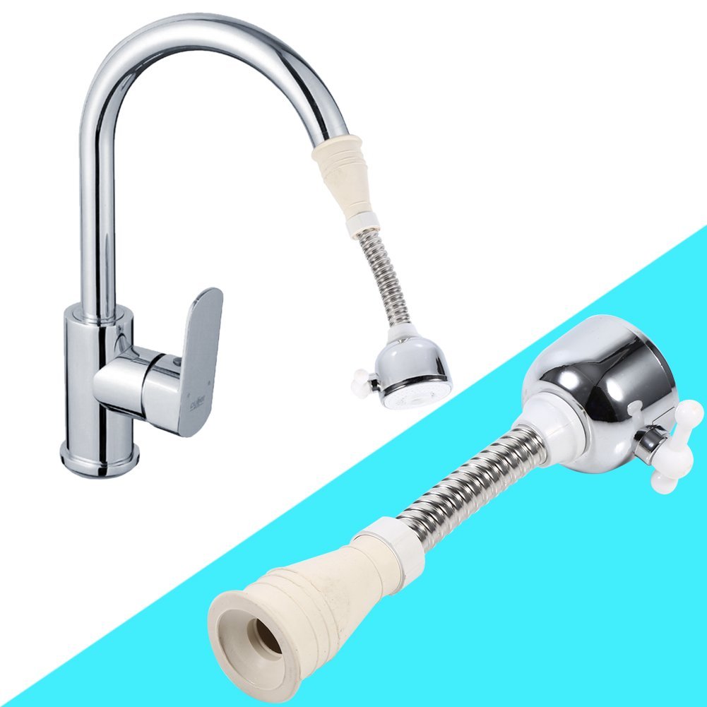 Water Injection Valve Adjustable Swivel Spout Hose Tap Aerator 360 ...