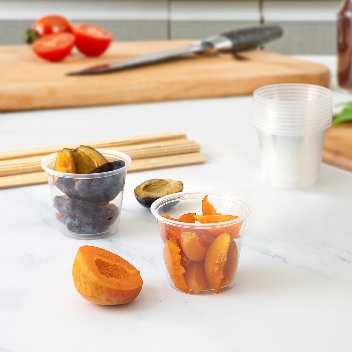 Snapklik.com : Comfy Package 250 Sets - 5.5 Oz Plastic Disposable ...