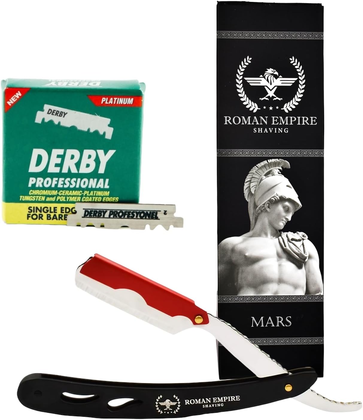 Rasoio a Mano Libera Mars New di Roman Empire Shaving | Rasoio per Uomo ...