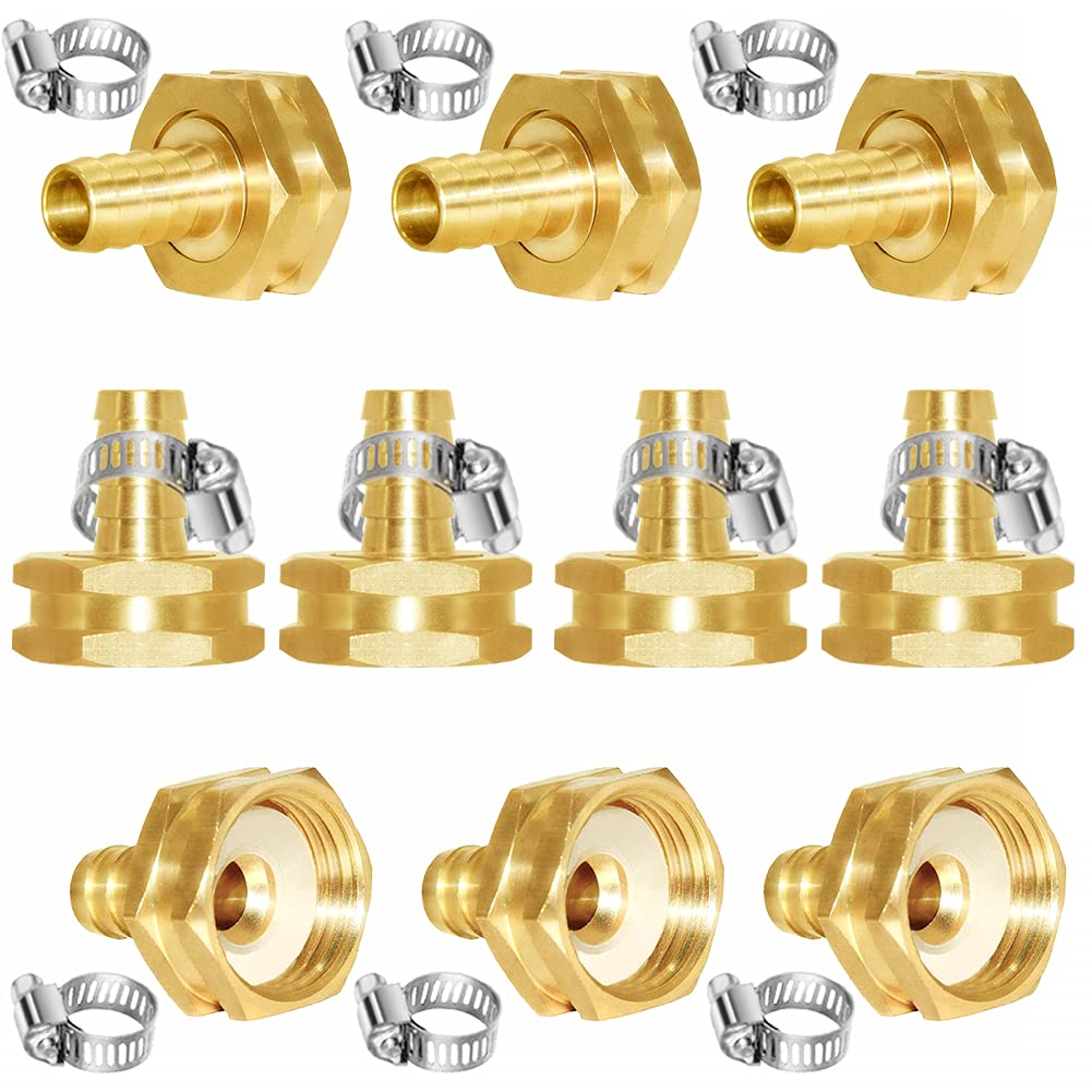 Snapklik.com : Joywayus 10pcs 1/2" Barb X 3/4" Female GHT Thread Swivel ...